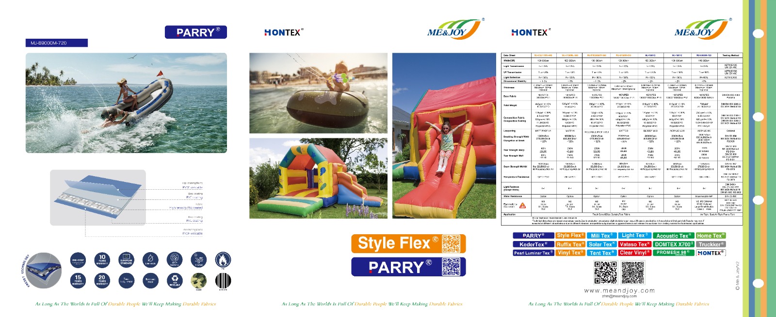 styleflex-pro - ME & JOY INDUSTRIAL CO LTD / TECHNICAL TEXTILE MANUFACTURER